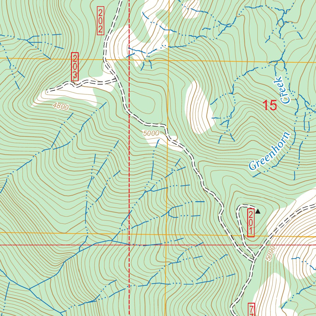 French Butte, WA FSTopo Map by US Forest Service - Topo | Avenza Maps