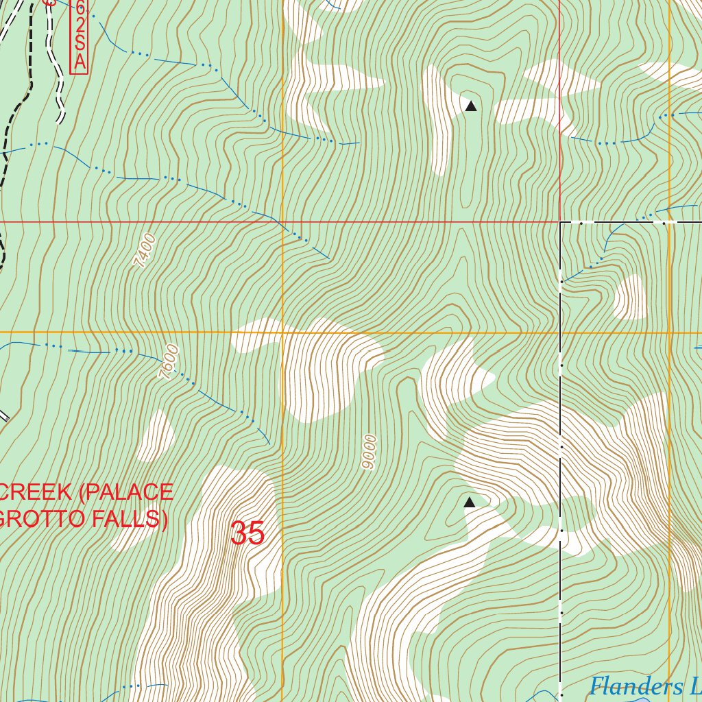 Fridley Peak, MT FSTopo Map by US Forest Service - Topo | Avenza Maps
