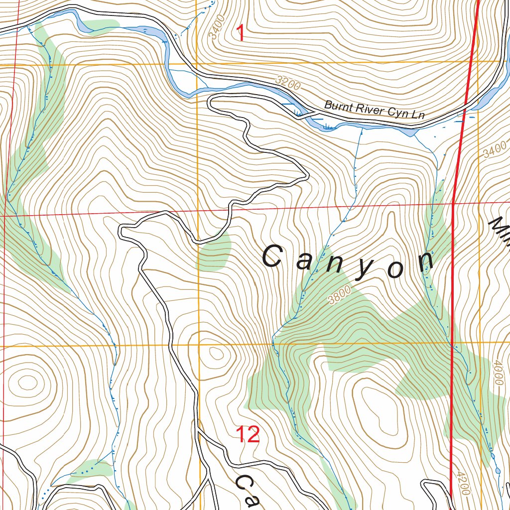 French Gulch, OR FSTopo Map by US Forest Service - Topo | Avenza Maps