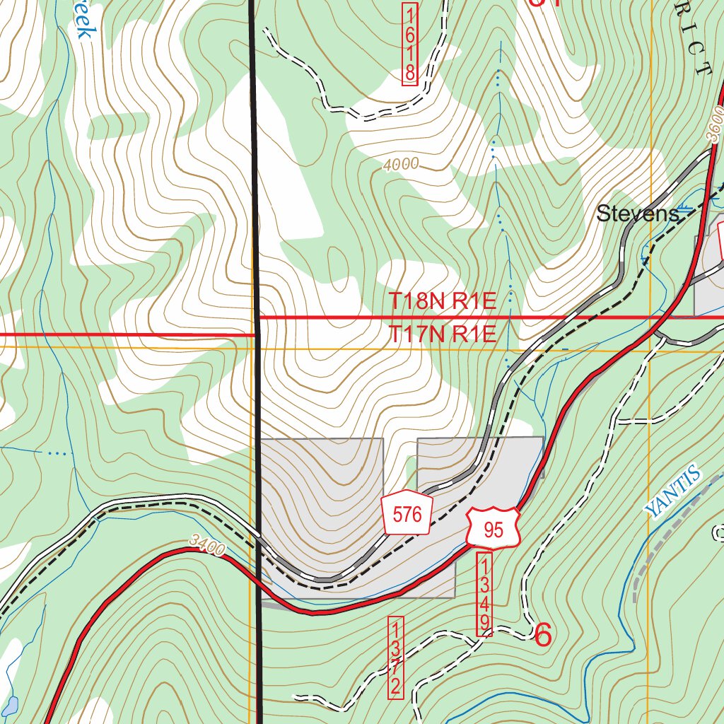Fruitvale, ID FSTopo Map by US Forest Service - Topo | Avenza Maps