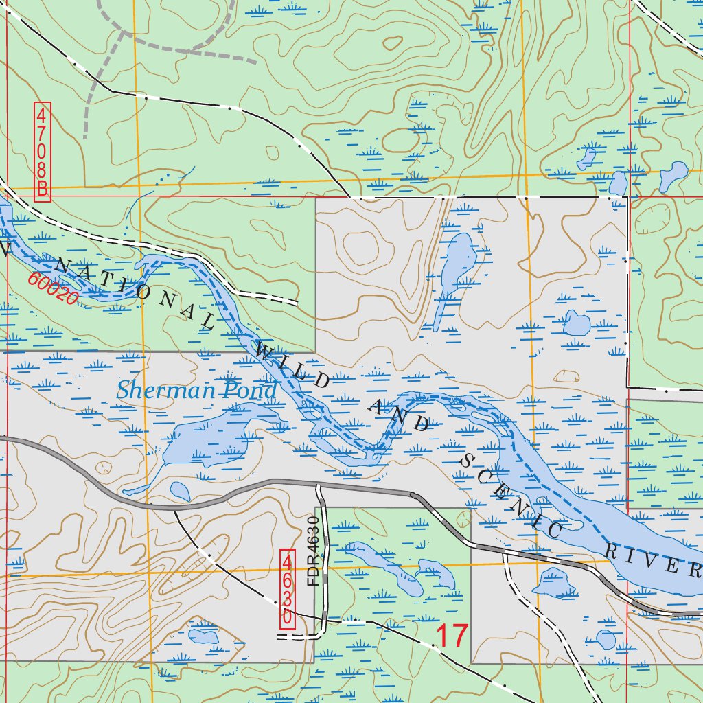Fuller, MI FSTopo Map by US Forest Service - Topo | Avenza Maps