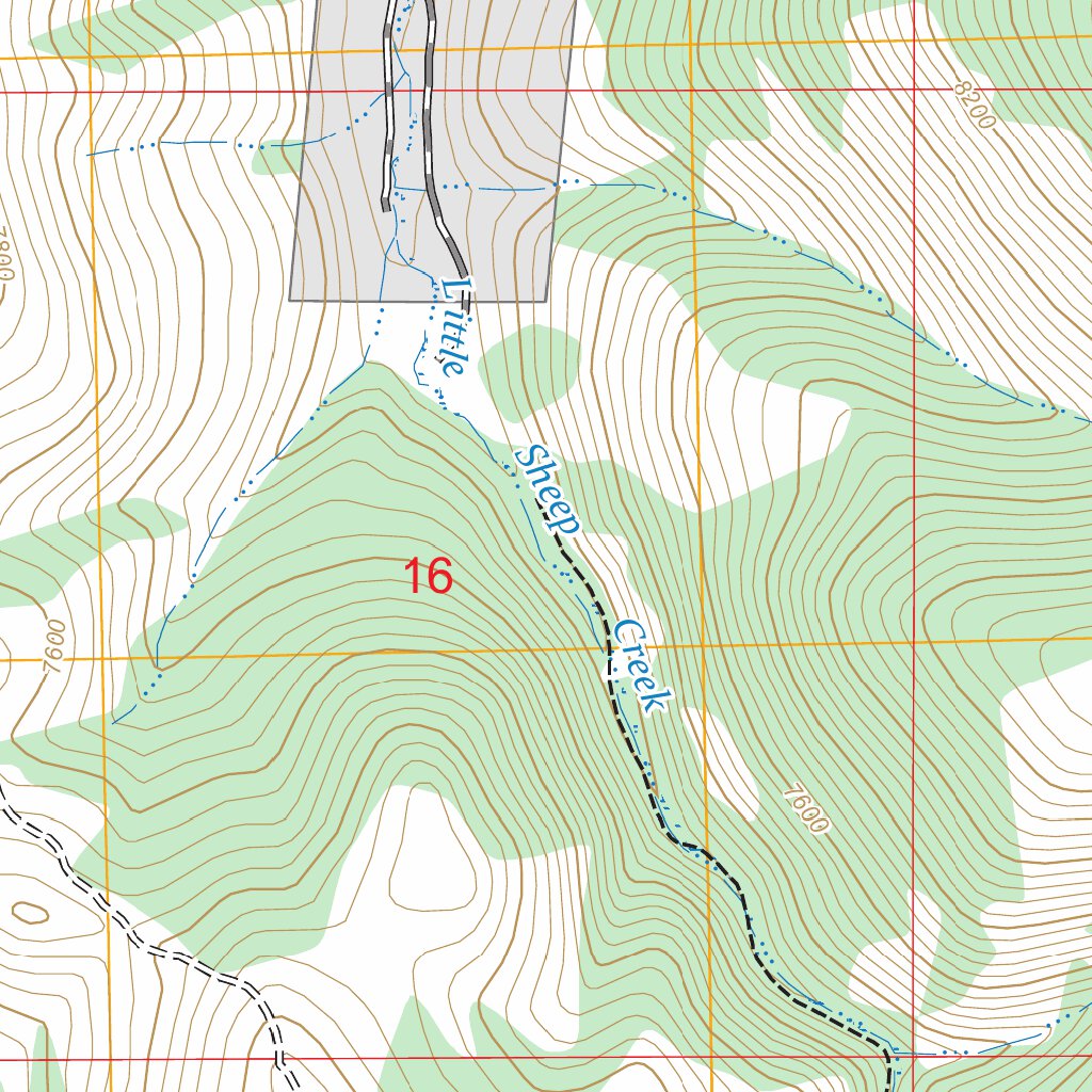 Gallagher Gulch, MT-ID FSTopo Map by US Forest Service - Topo | Avenza Maps