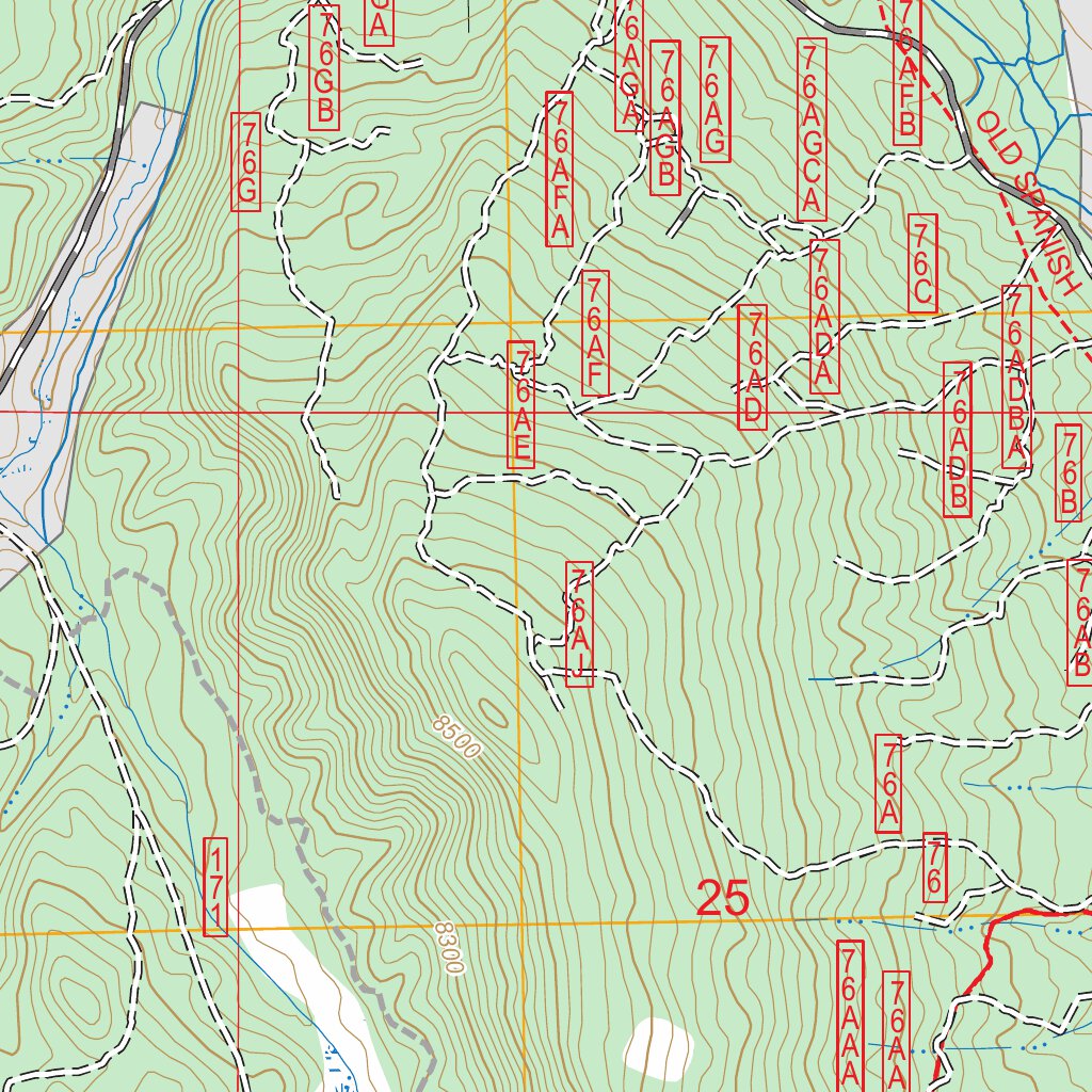 Gallina, NM FSTopo Map by US Forest Service - Topo | Avenza Maps