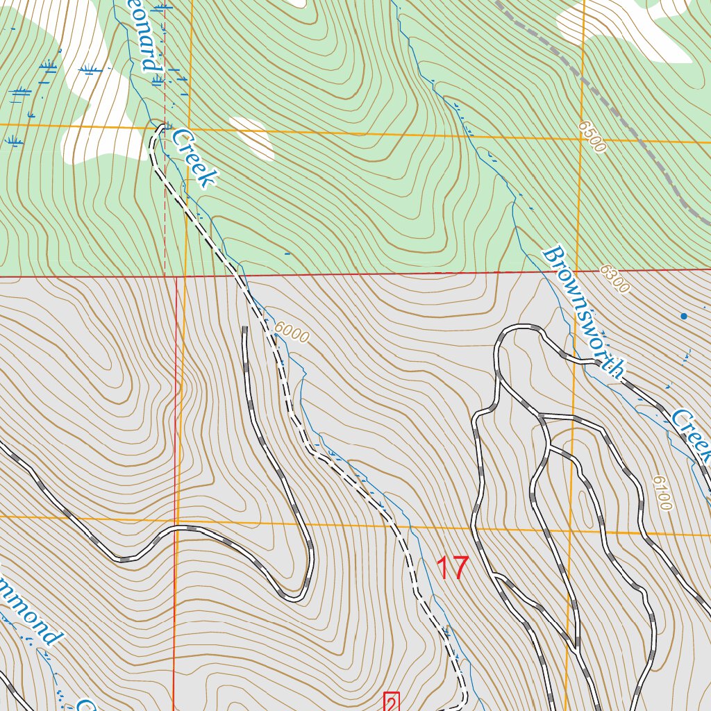 Gearhart Mountain, OR FSTopo Map by US Forest Service - Topo | Avenza Maps