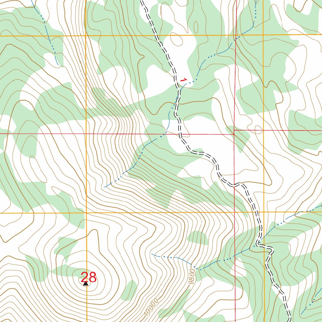 Geyser Peak, UT FSTopo Map by US Forest Service - Topo | Avenza Maps