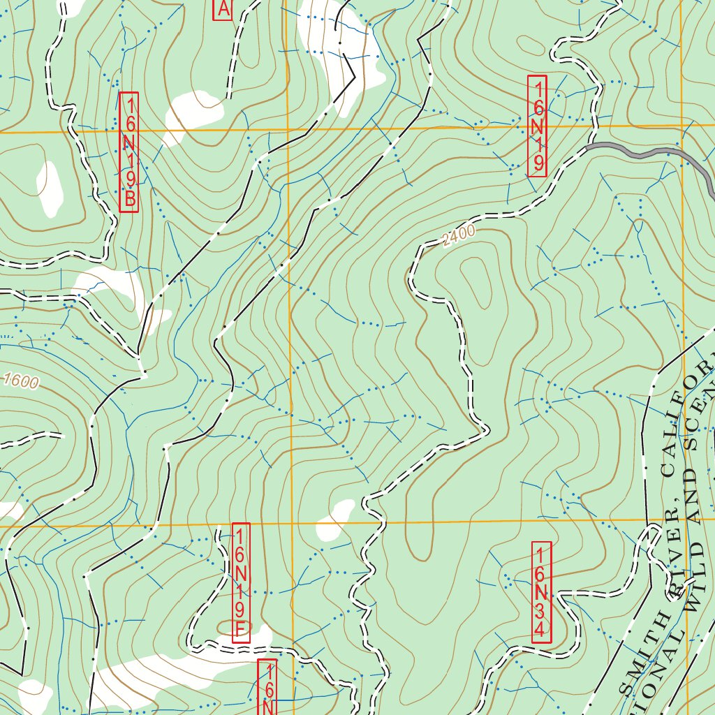 Gasquet, CA FSTopo Map by US Forest Service - Topo | Avenza Maps