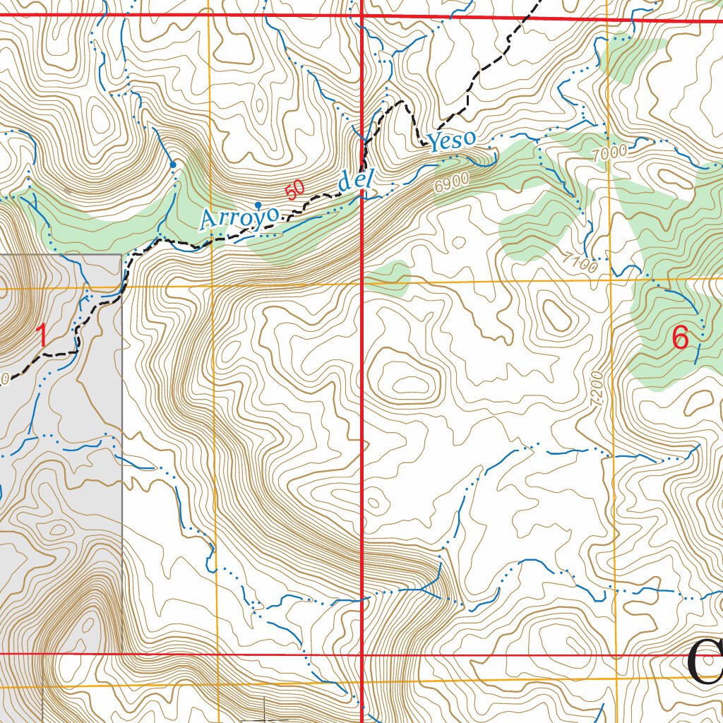 Ghost Ranch, NM FSTopo Map by US Forest Service - Topo | Avenza Maps