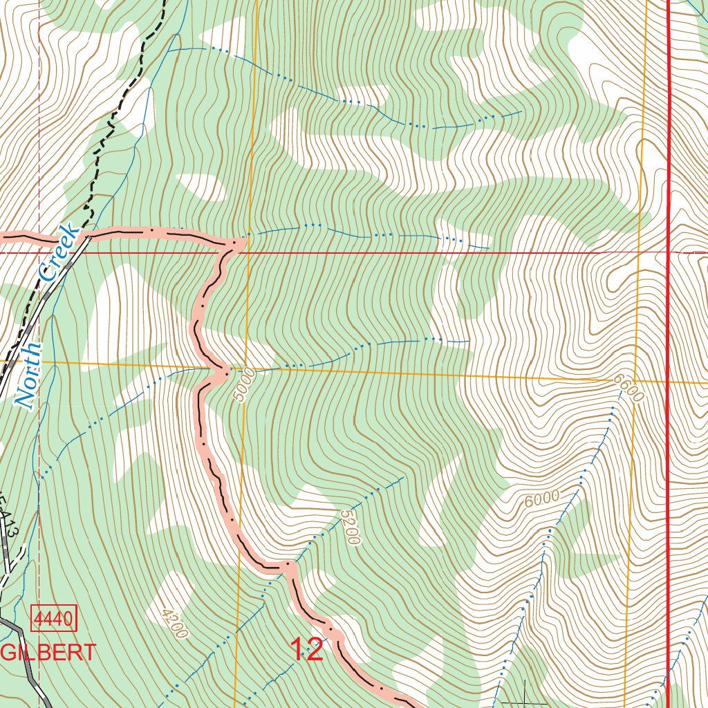 Gilbert, WA FSTopo Map by US Forest Service - Topo | Avenza Maps