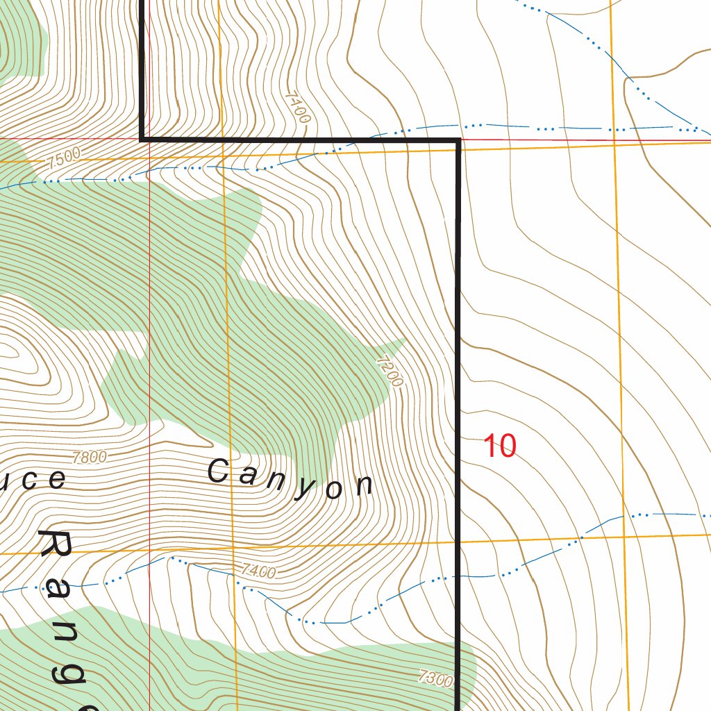 Gilmore Summit, ID FSTopo Map by US Forest Service - Topo | Avenza Maps