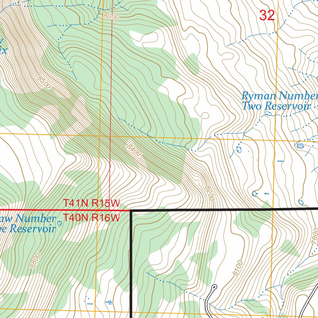 Glade Mountain, CO FSTopo Map by US Forest Service - Topo | Avenza Maps