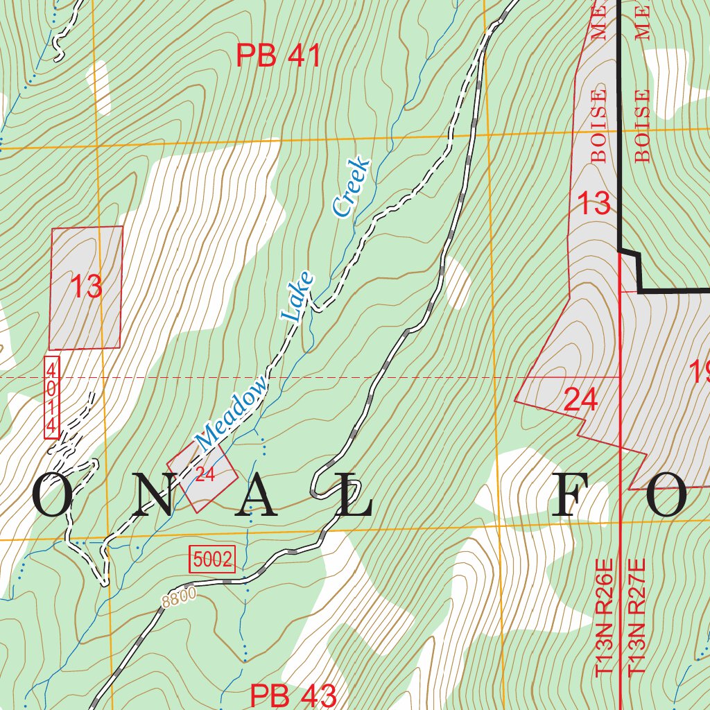 Gilmore, ID FSTopo Map by US Forest Service - Topo | Avenza Maps