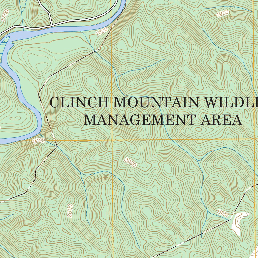 Glade Spring, VA FSTopo Map by US Forest Service - Topo | Avenza Maps