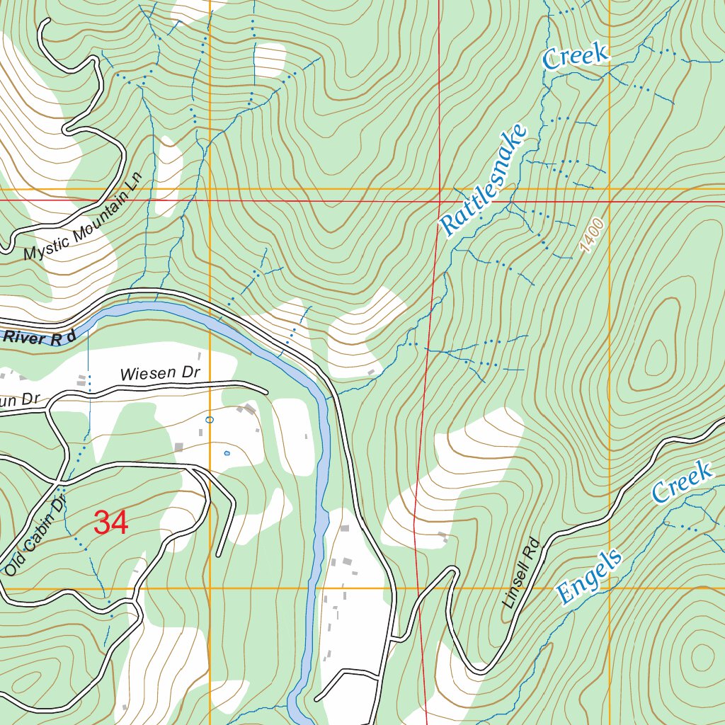 Glide, OR FSTopo Map by US Forest Service - Topo | Avenza Maps