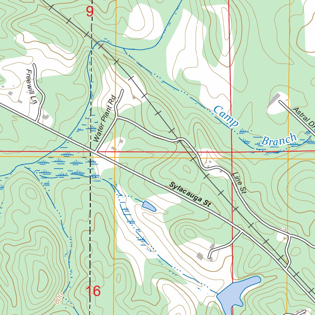 Goodwater, AL FSTopo Map by US Forest Service - Topo | Avenza Maps