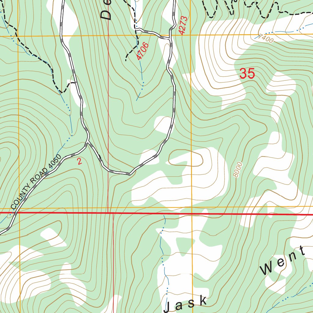 Gooseberry Creek, UT FSTopo Map by US Forest Service - Topo | Avenza Maps