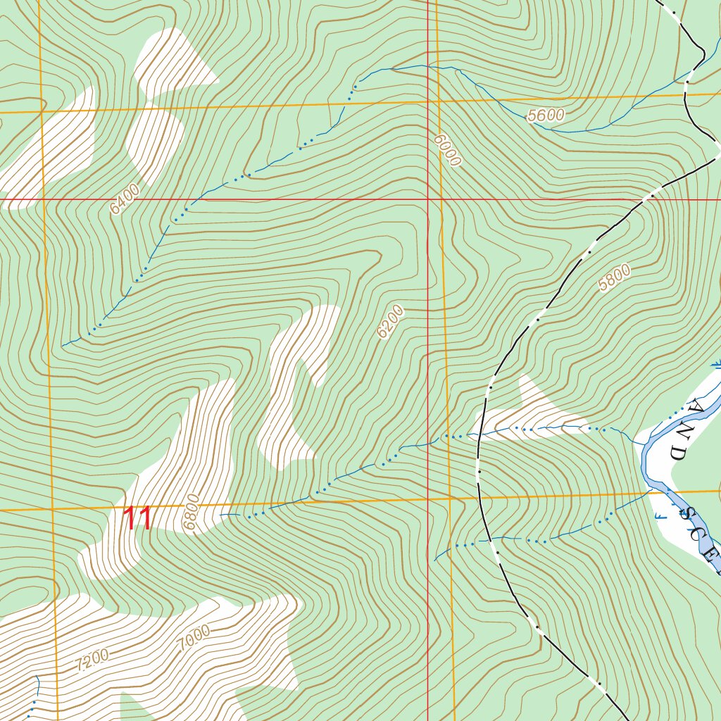 Gooseberry Park, MT FSTopo Map by US Forest Service - Topo | Avenza Maps