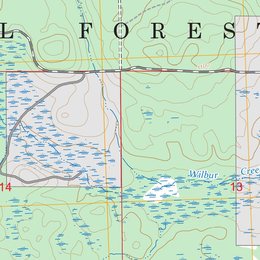 Goodar, MI FSTopo Map by US Forest Service - Topo | Avenza Maps