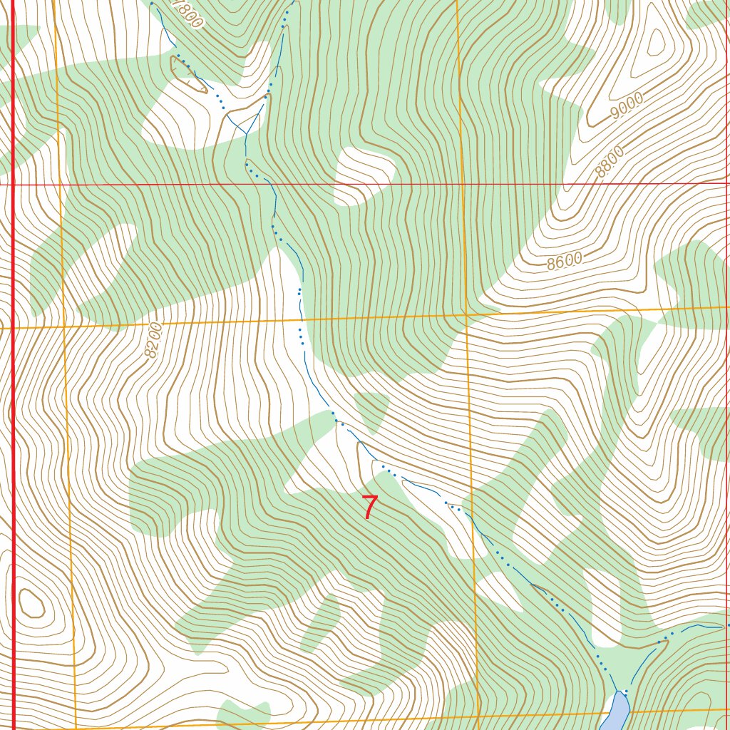 Goat Mountain, ID-MT FSTopo Map by US Forest Service - Topo | Avenza Maps