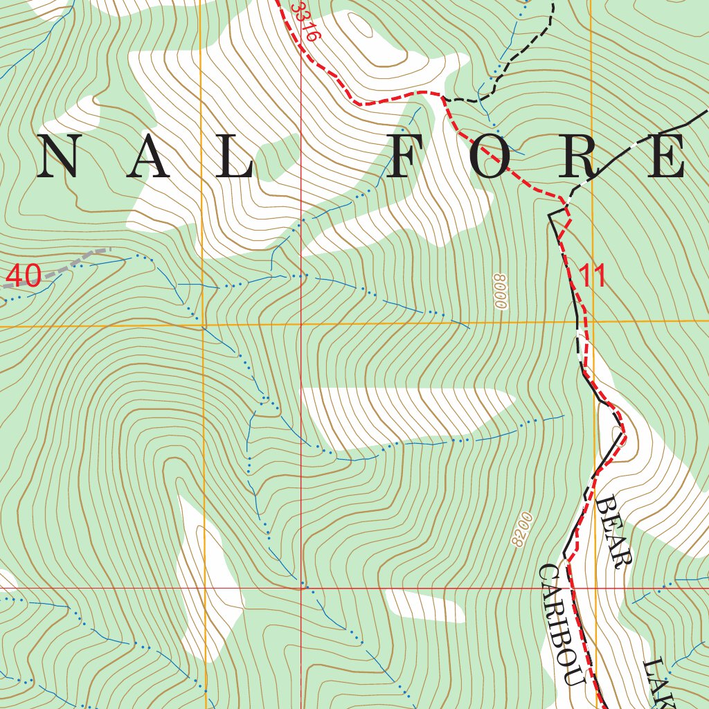 Grace, ID FSTopo Map by US Forest Service - Topo | Avenza Maps