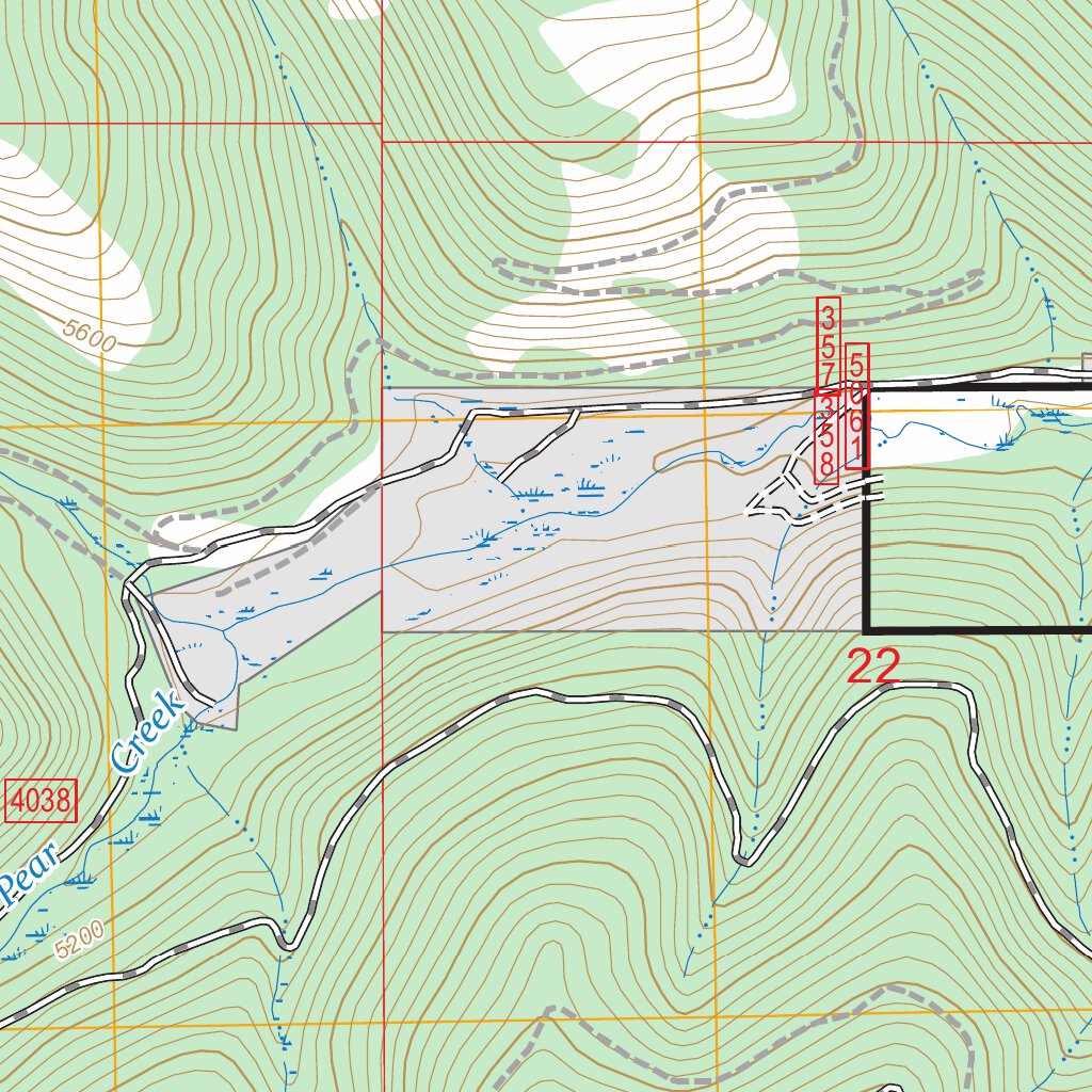 Granite Butte, MT FSTopo Map by US Forest Service - Topo | Avenza Maps