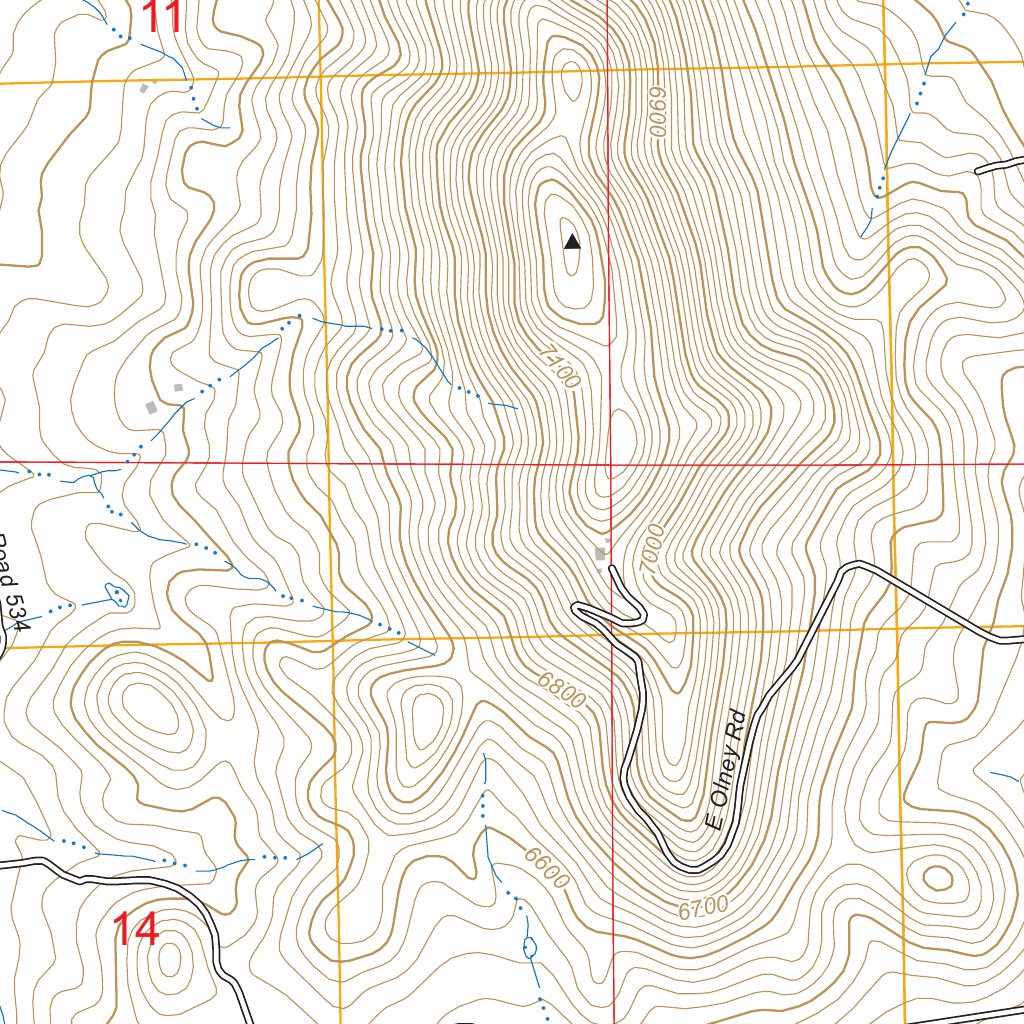 Granite Mountain, NM FSTopo Map by US Forest Service - Topo | Avenza Maps