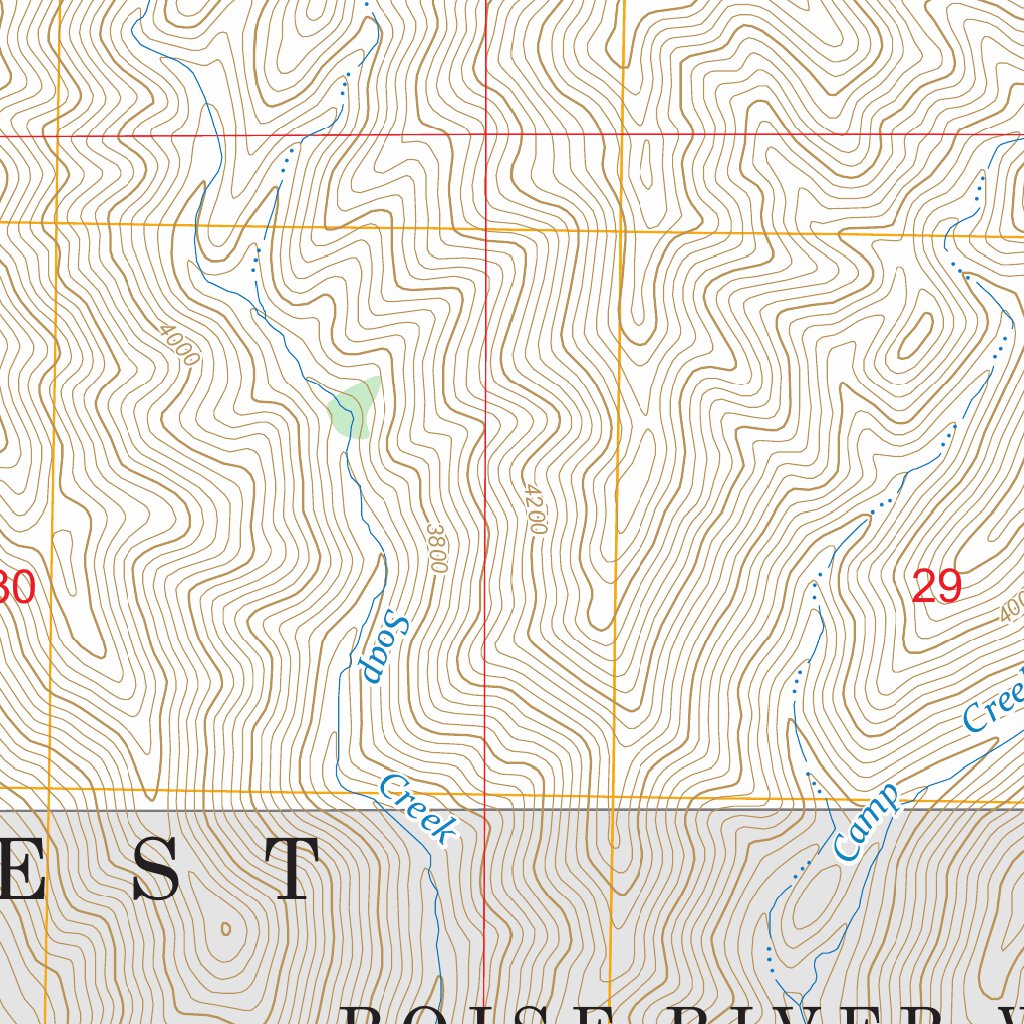 Grape Mountain, ID FSTopo Map by US Forest Service - Topo | Avenza Maps
