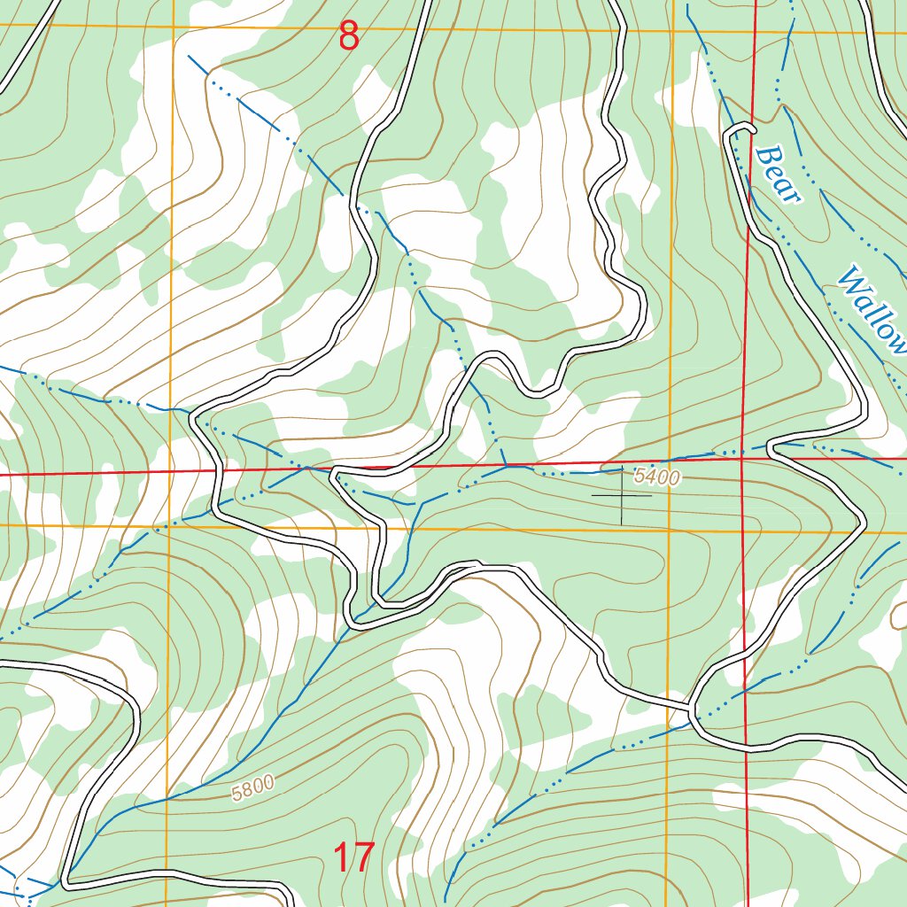 Grass Lake, CA FSTopo Map by US Forest Service - Topo | Avenza Maps