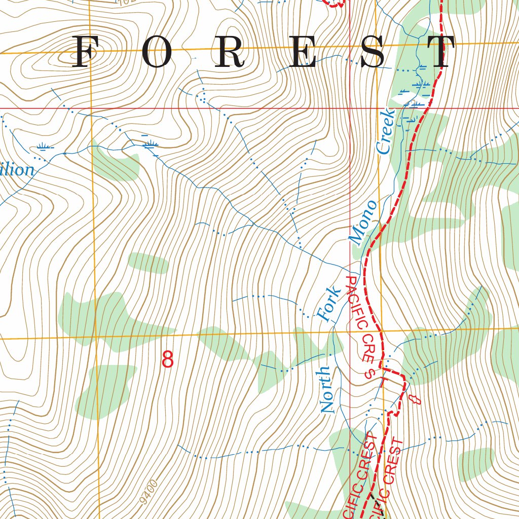Graveyard Peak, CA FSTopo Map by US Forest Service - Topo | Avenza Maps
