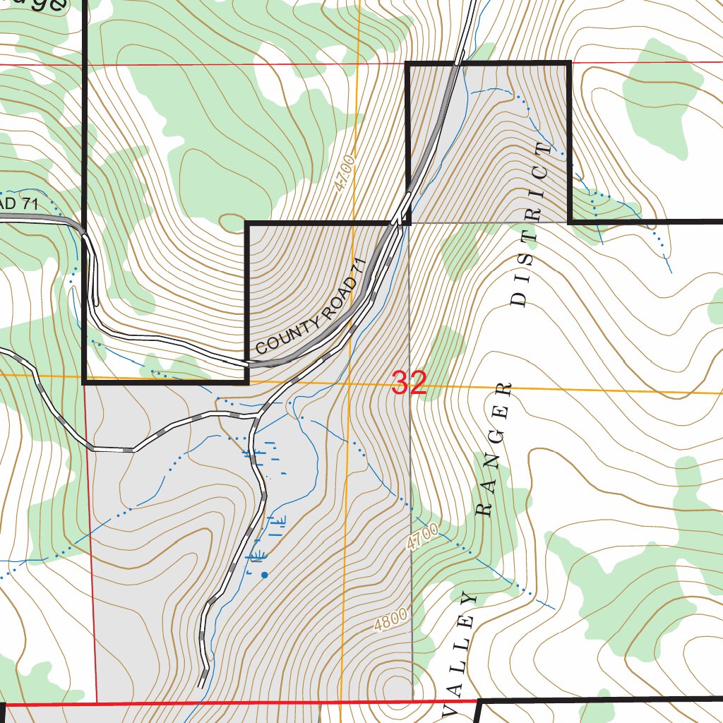 Graven Ridge, CA FSTopo Map by US Forest Service - Topo | Avenza Maps