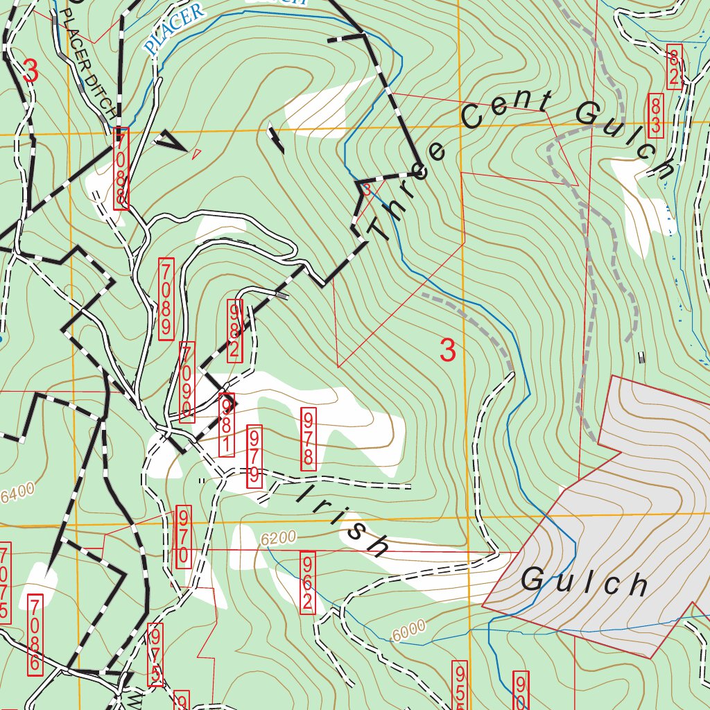 Greenhorn, OR FSTopo Map by US Forest Service - Topo | Avenza Maps