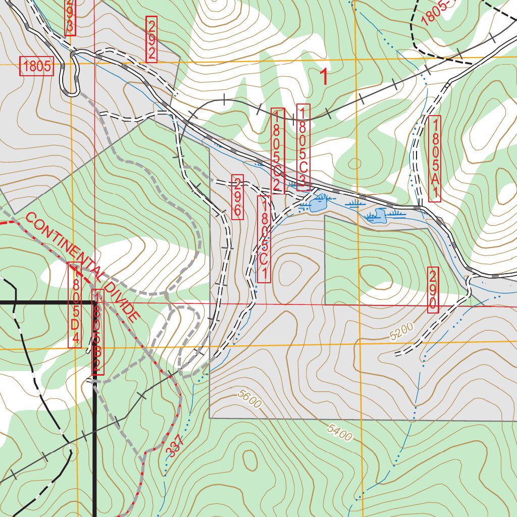 Greenhorn Mountain, MT FSTopo Map by US Forest Service - Topo | Avenza Maps