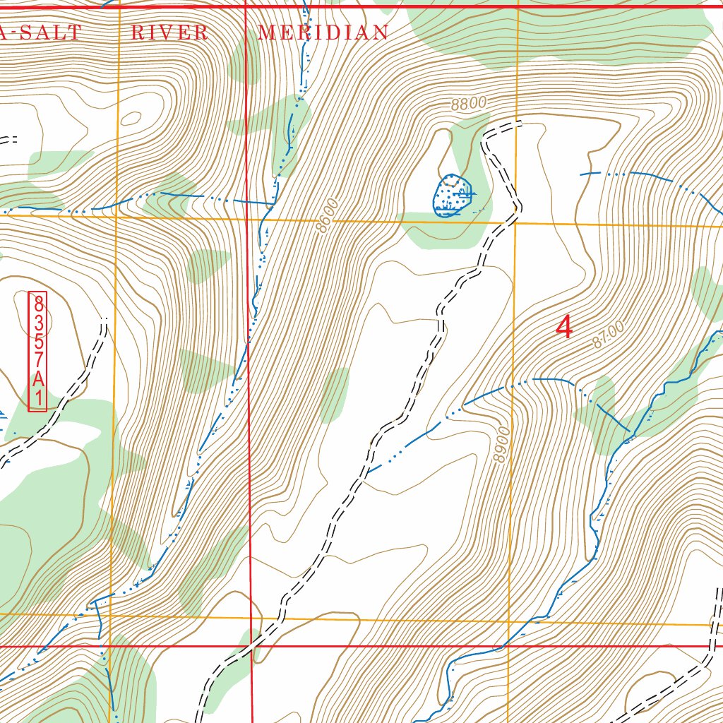 Greer, AZ FSTopo Map by US Forest Service - Topo | Avenza Maps