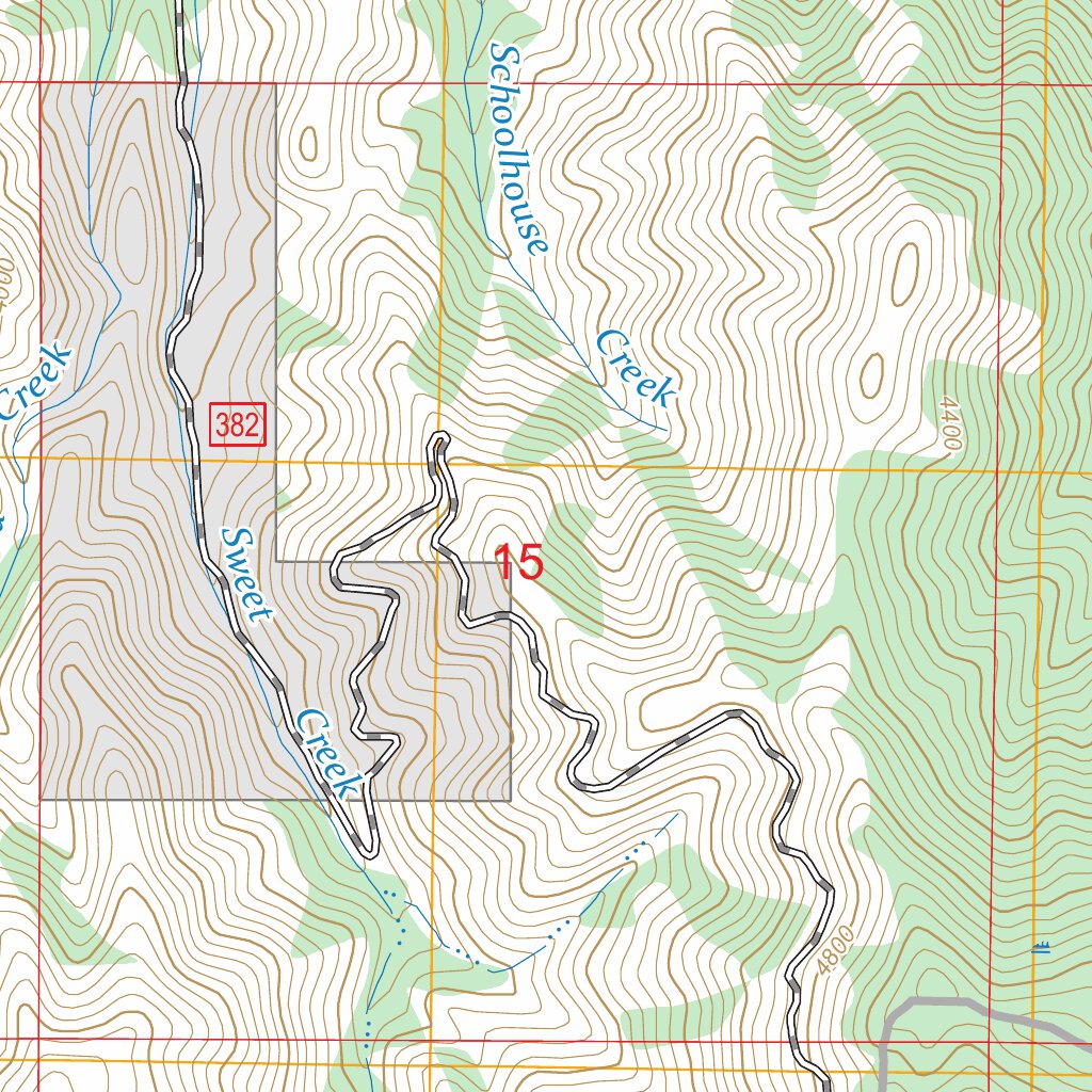 Grimes Pass, ID FSTopo Map by US Forest Service - Topo | Avenza Maps