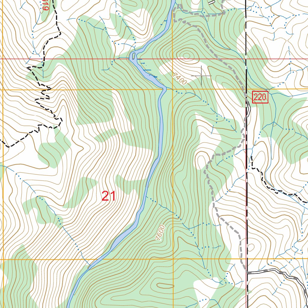 Hackett Mountain, CO FSTopo Map by US Forest Service - Topo | Avenza Maps