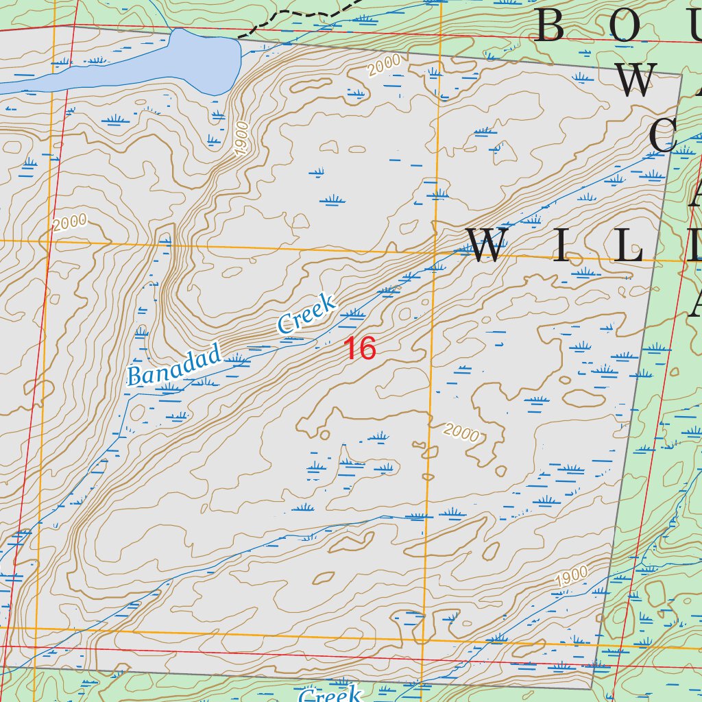 Gunflint Lake, MN-ON FSTopo Map by US Forest Service - Topo | Avenza Maps