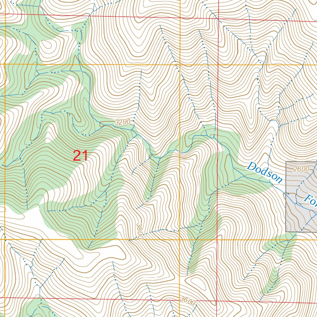 Haas Hollow, OR FSTopo Map by US Forest Service - Topo | Avenza Maps