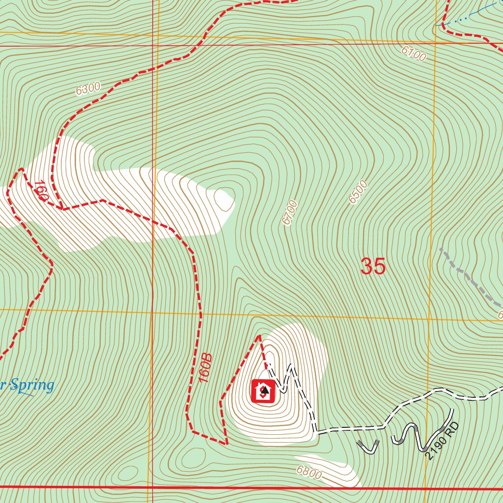 Hager Mountain, OR FSTopo Map by US Forest Service - Topo | Avenza Maps