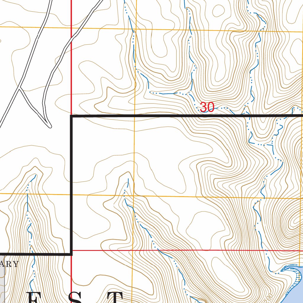 Halfway Hollow East, WY FSTopo Map by US Forest Service - Topo | Avenza ...