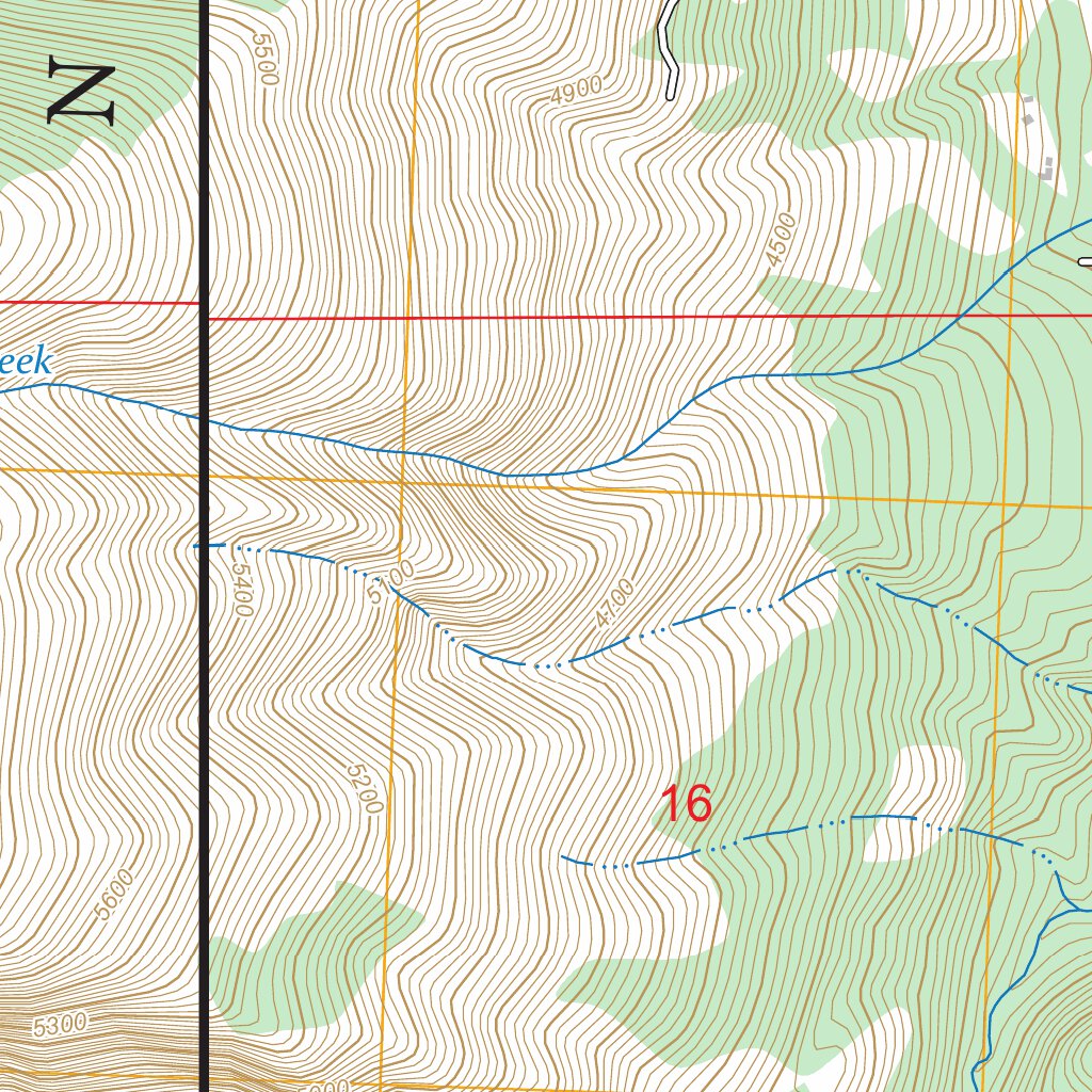 Hamilton North, MT FSTopo Map by US Forest Service - Topo | Avenza Maps