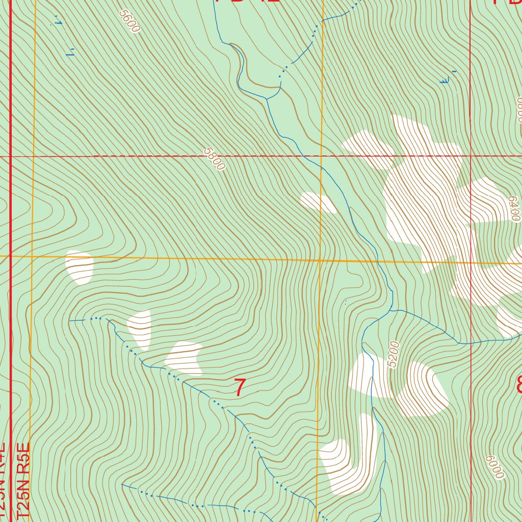 Hanover Mountain, ID FSTopo Map by US Forest Service - Topo | Avenza Maps