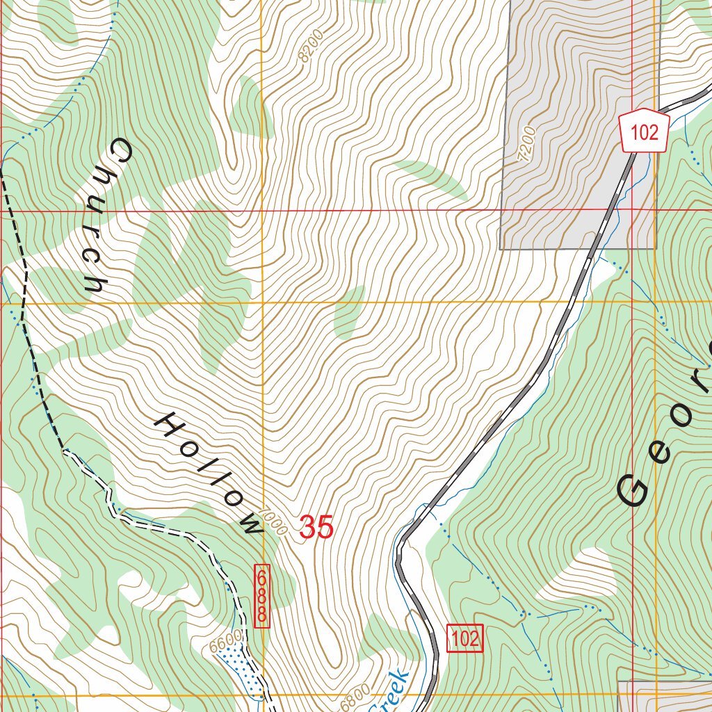 Harrington Peak, ID FSTopo Map by US Forest Service - Topo | Avenza Maps