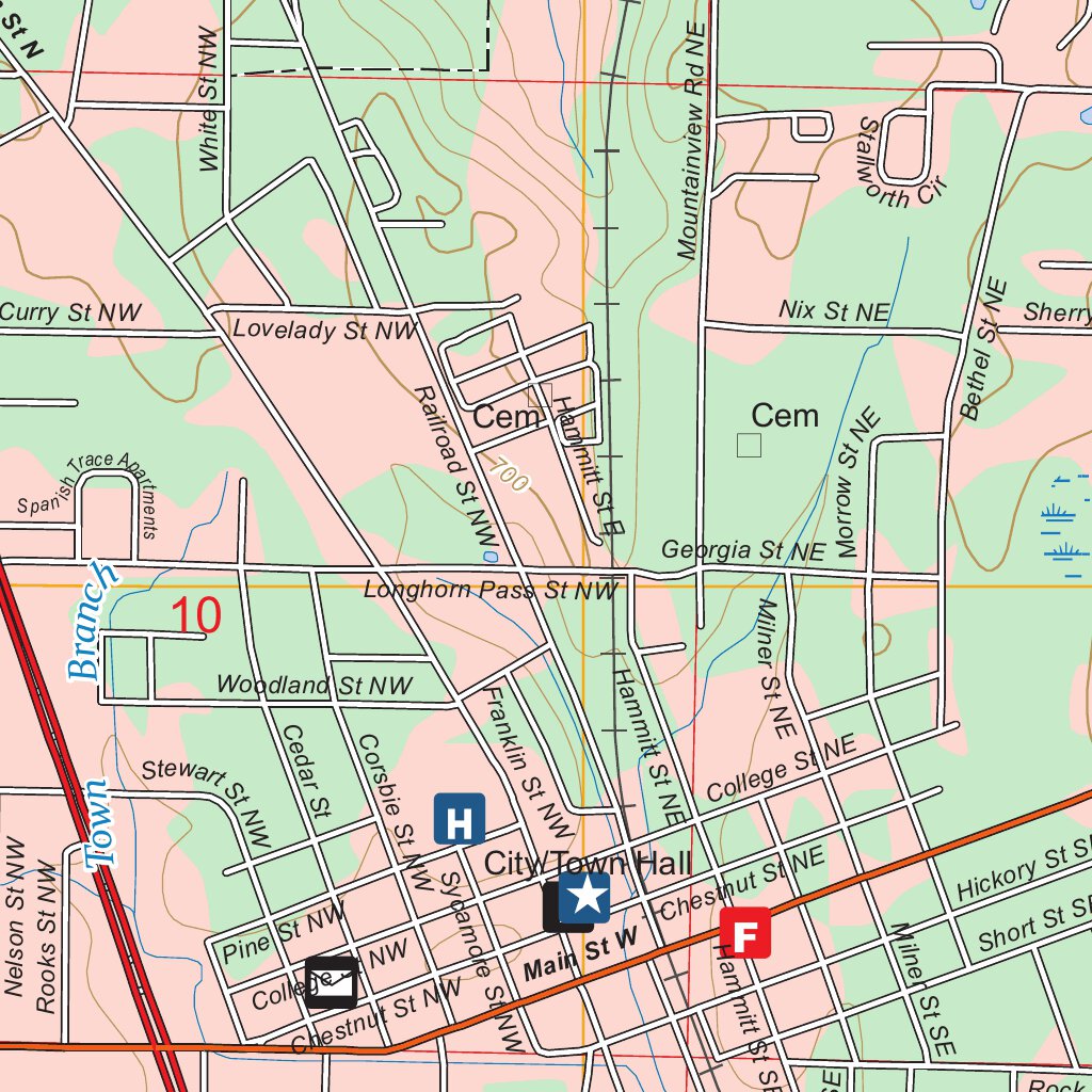 Hartselle, AL FSTopo Map by US Forest Service - Topo | Avenza Maps