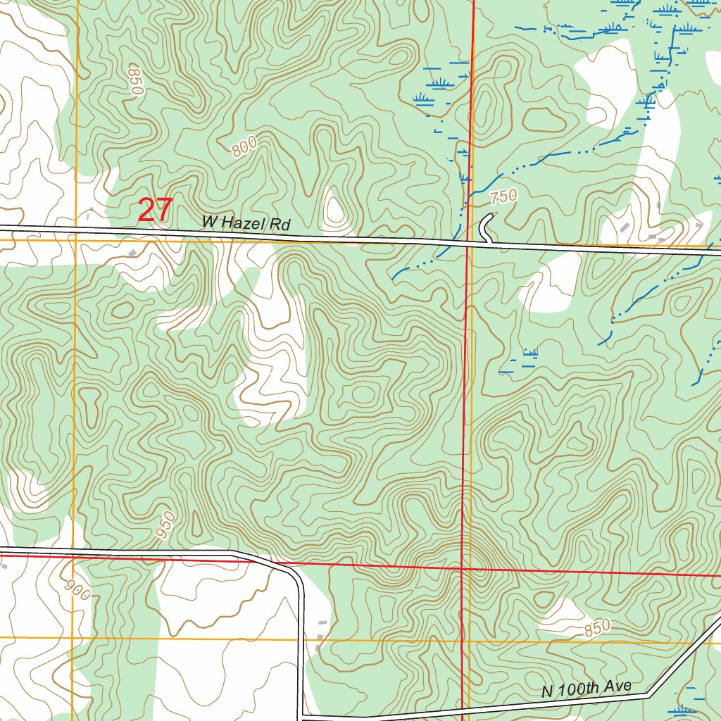 Hart, MI FSTopo Map by US Forest Service - Topo | Avenza Maps