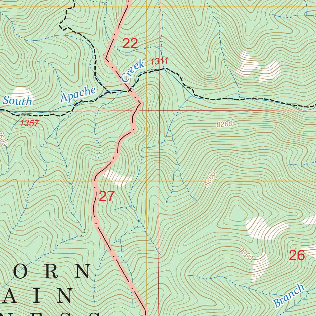 Hayden Butte, CO FSTopo Map by US Forest Service - Topo | Avenza Maps