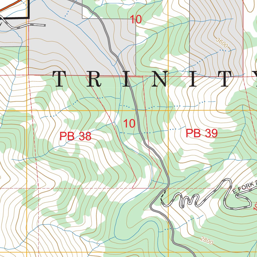 Hayfork Summit, CA FSTopo Map by US Forest Service - Topo | Avenza Maps