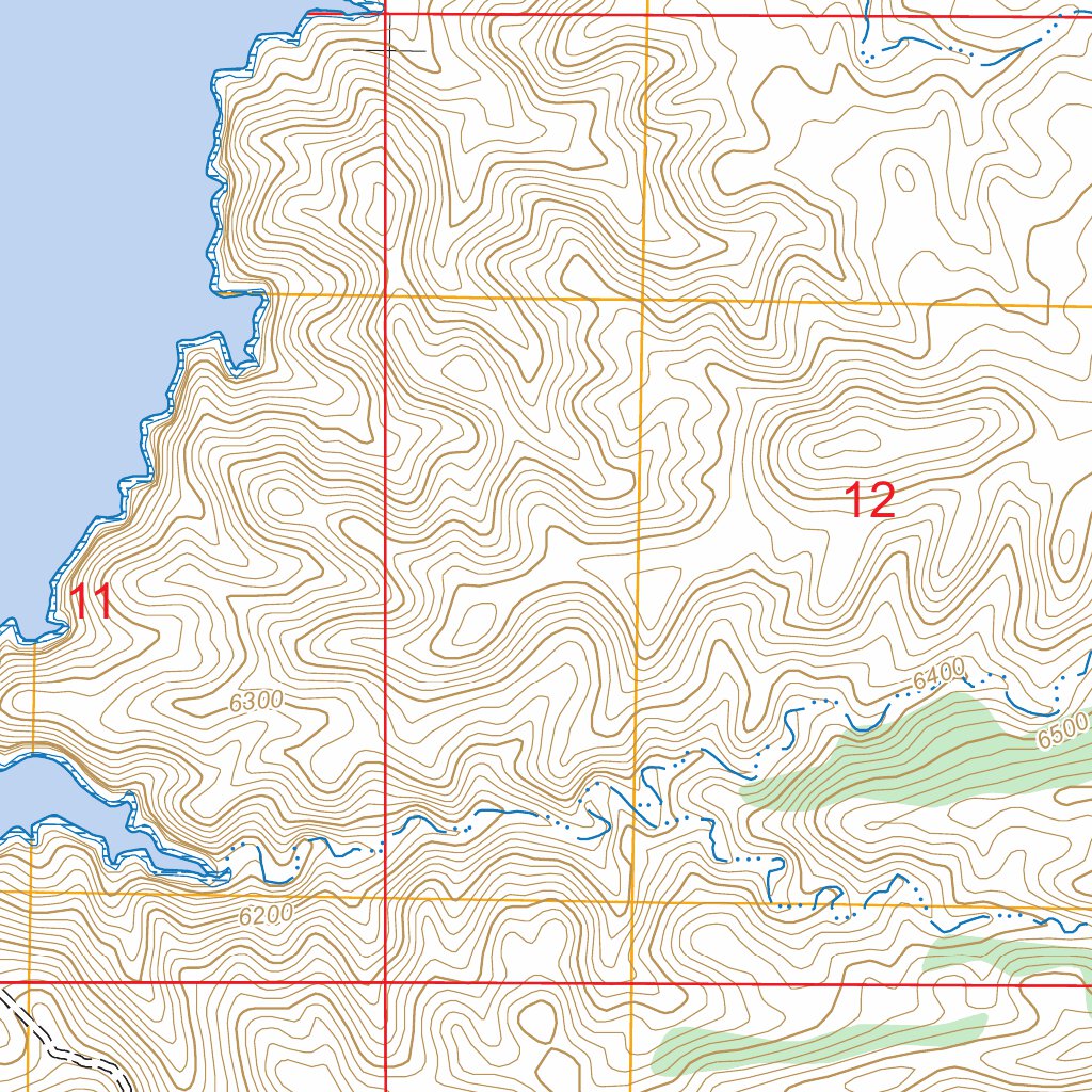 Haystack Buttes South, WY FSTopo Map by US Forest Service - Topo ...