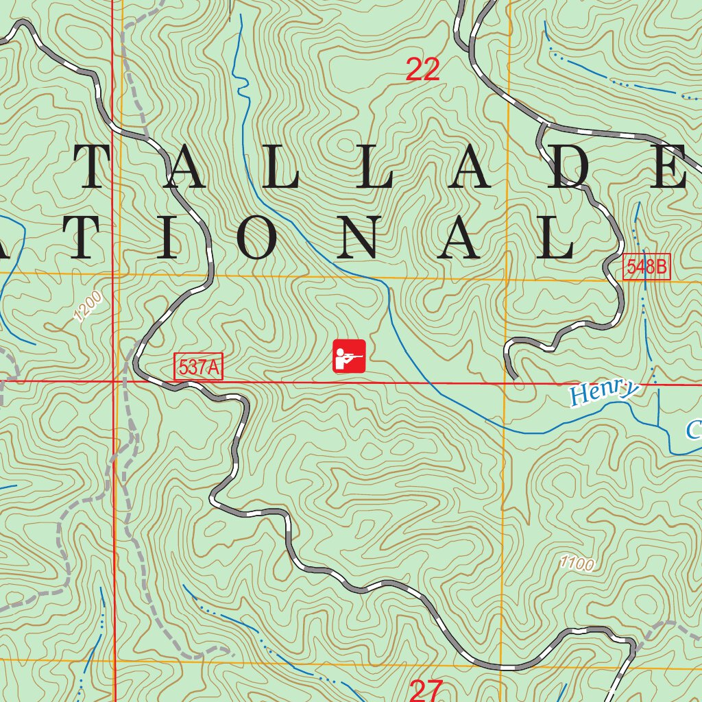 Heflin, AL FSTopo Map by US Forest Service - Topo | Avenza Maps