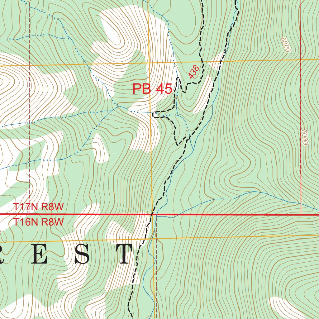 Heart Lake, MT FSTopo Map by US Forest Service - Topo | Avenza Maps