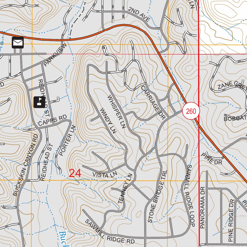 Heber, AZ FSTopo Map by US Forest Service - Topo | Avenza Maps