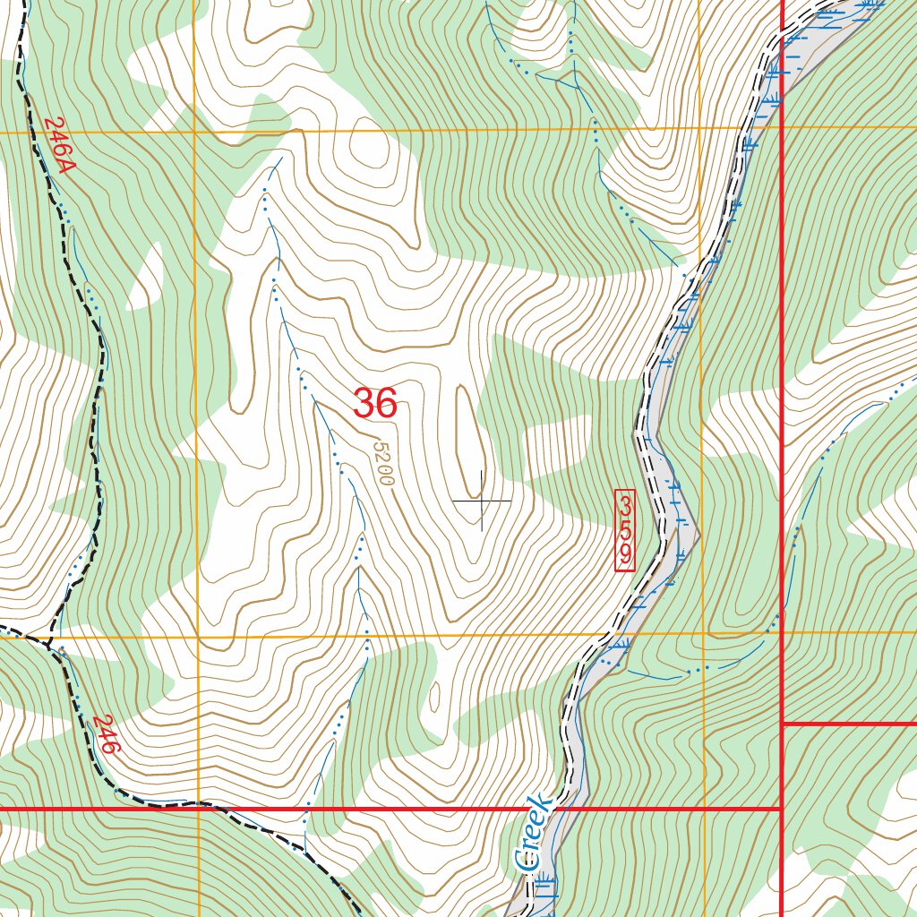Hellgate Gulch, MT FSTopo Map by US Forest Service - Topo | Avenza Maps